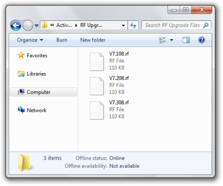 2.4GHz ActivSlate Firmware Upgrade