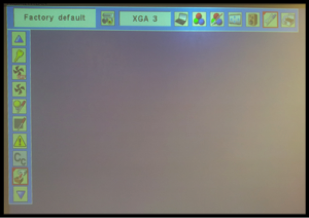 How can I reset my PRM-10 or PRM-20 projector back to factory defaults?