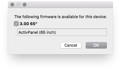 Activpanel Firmware Upgrade Instructions