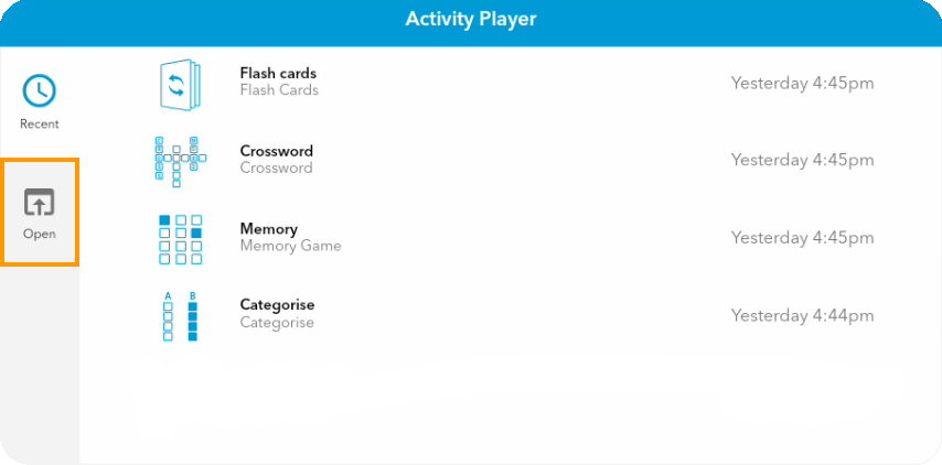 Using the Activity Player on the ActivPanel