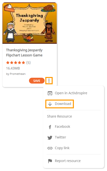 Where can I download ActivInspire Flipcharts and other resources?