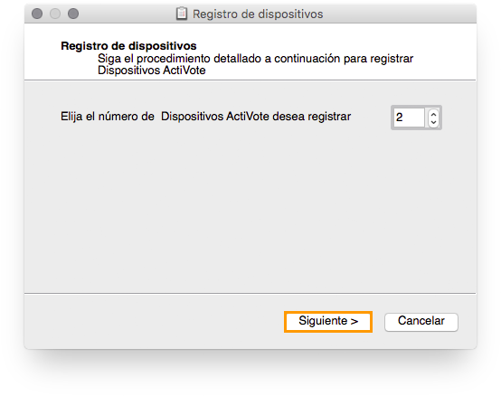 ¿Cómo se registran los dispositivos ActiVote en ActivInspire?