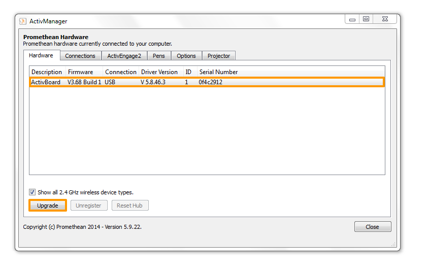 ActivArena Upgrade Instructions for 2nd Generation ActivBoards