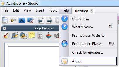 Which software version am I using?