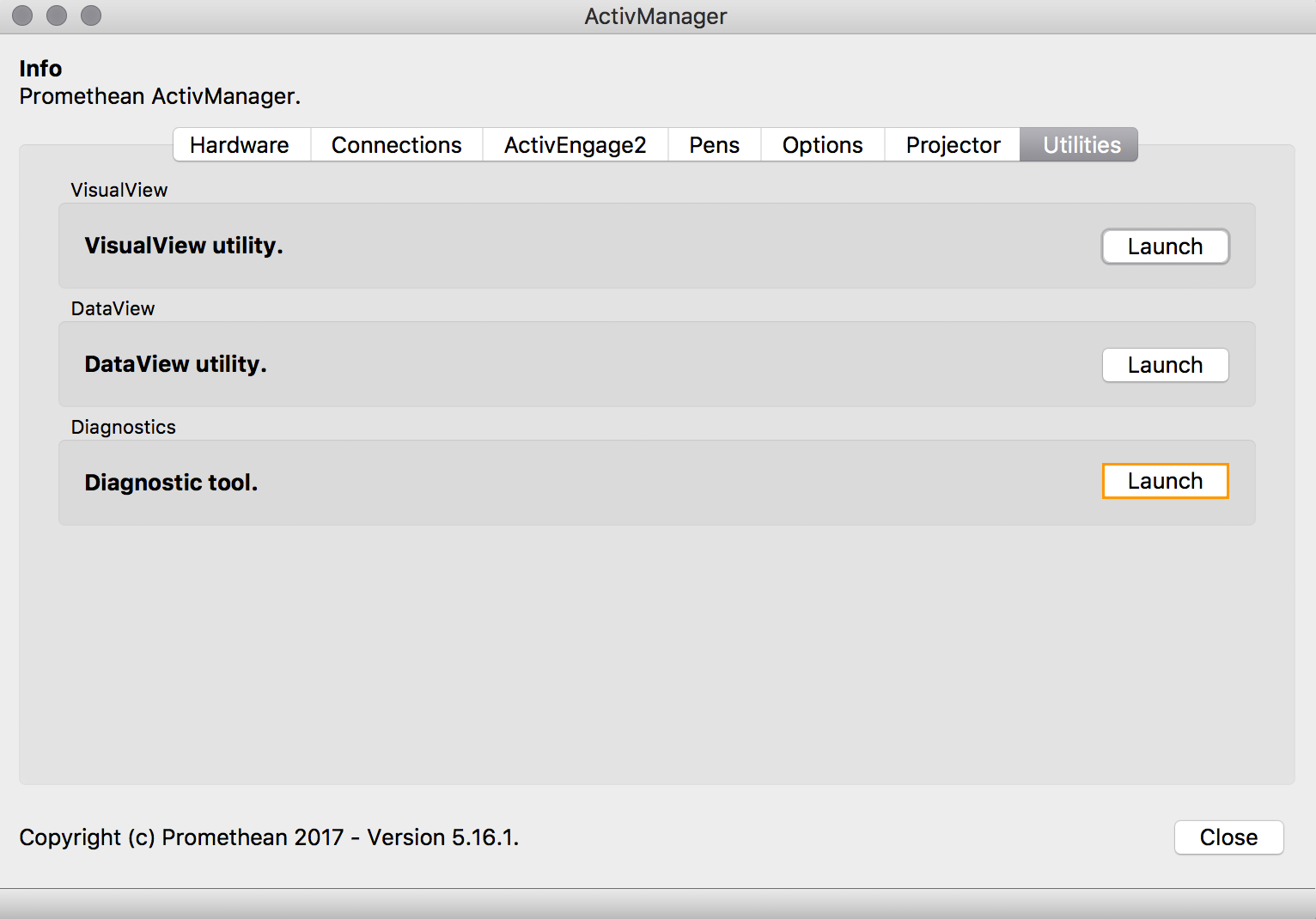 How to use the ActivPanel 5 Diagnostic Tool