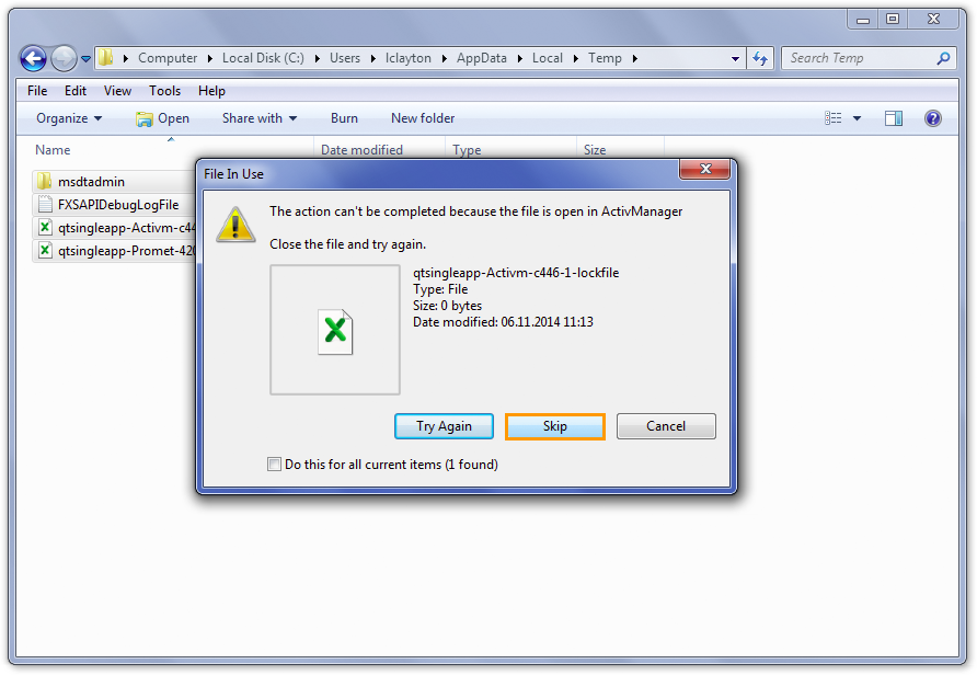 ActivInspire profiles are not saved correctly on Windows