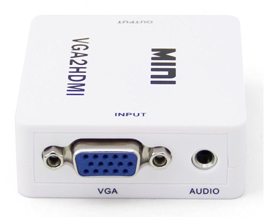 How to use the VGA adaptor provided with ActivPanel 4
