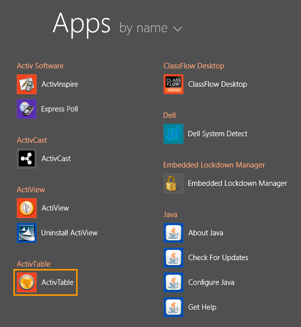 How do I add a shortcut to my ActivTable desktop?