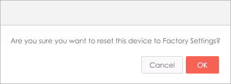 How do I factory reset my device?