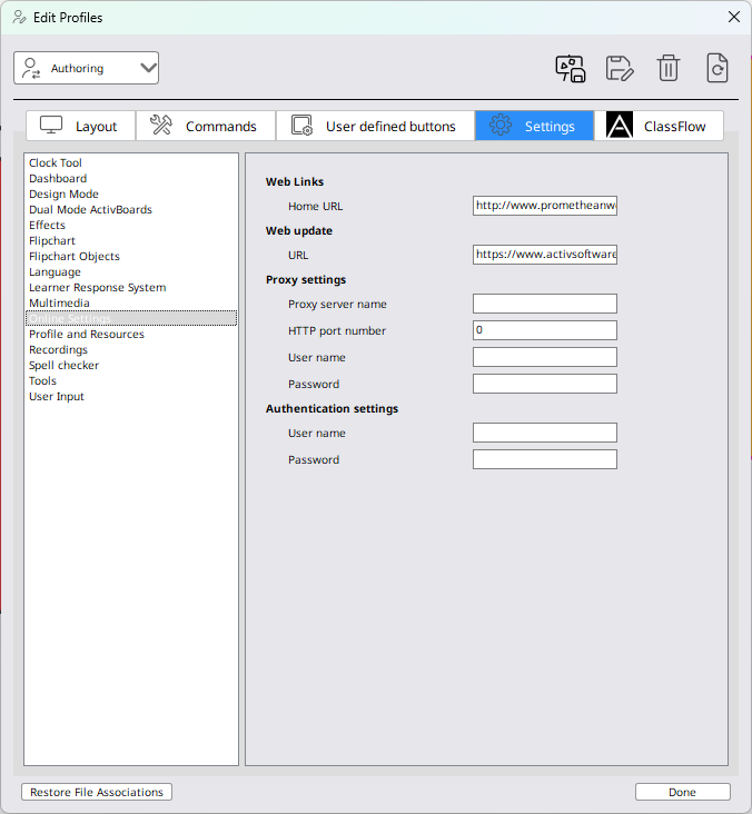 How do I configure ActivInspire to use a Proxy Server when checking for ...