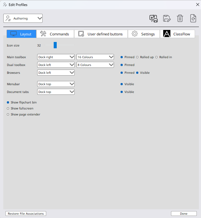 ActivInspire profiles are not saved correctly on Windows