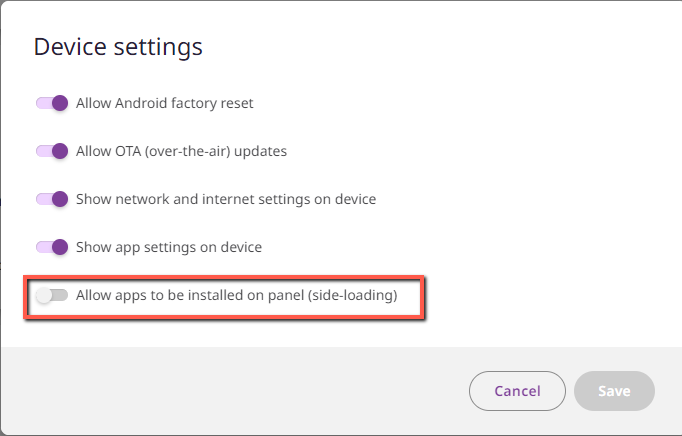 How to install Apps on the ActivPanel 9