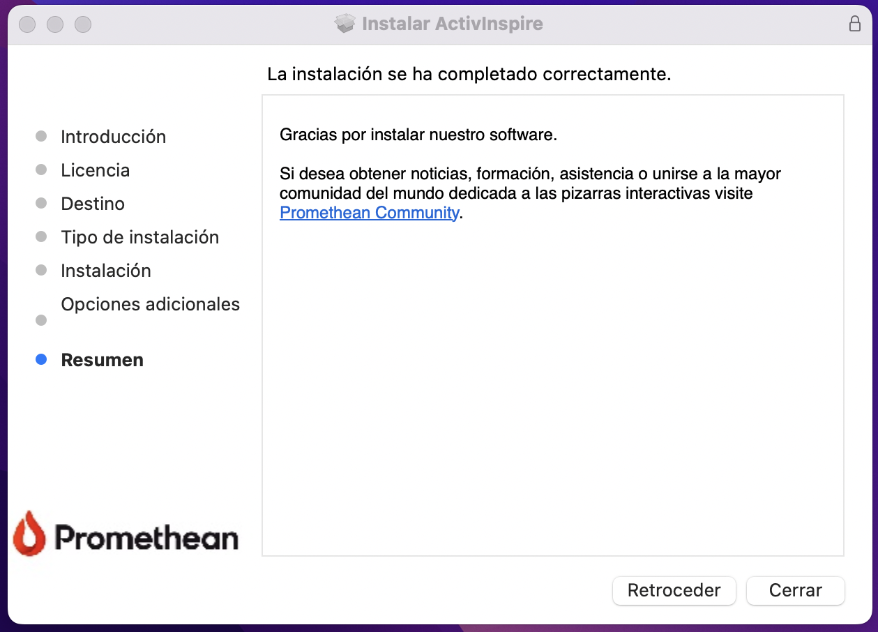 Cómo descargar e instalar ActivInspire e importar el Paquete de recursos
