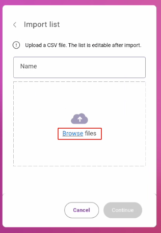 Spinner - How to import lists from a CSV file