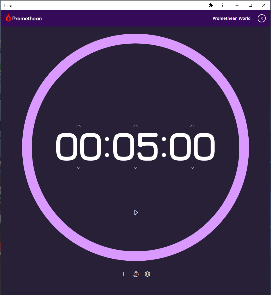Prise en main de l’appli Timer