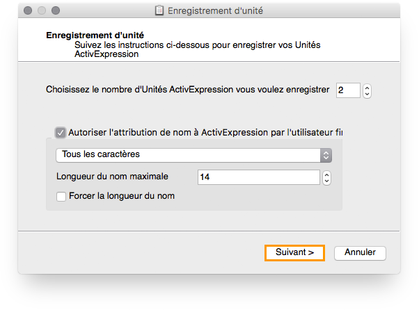 Comment enregistrer des unités ActivExpression dans ActivInspire