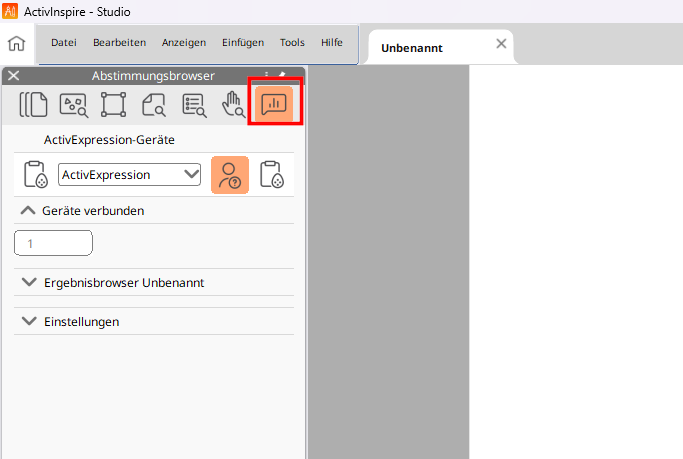 Wie kann ich ActivExpression-Geräte in ActivInspire registrieren?