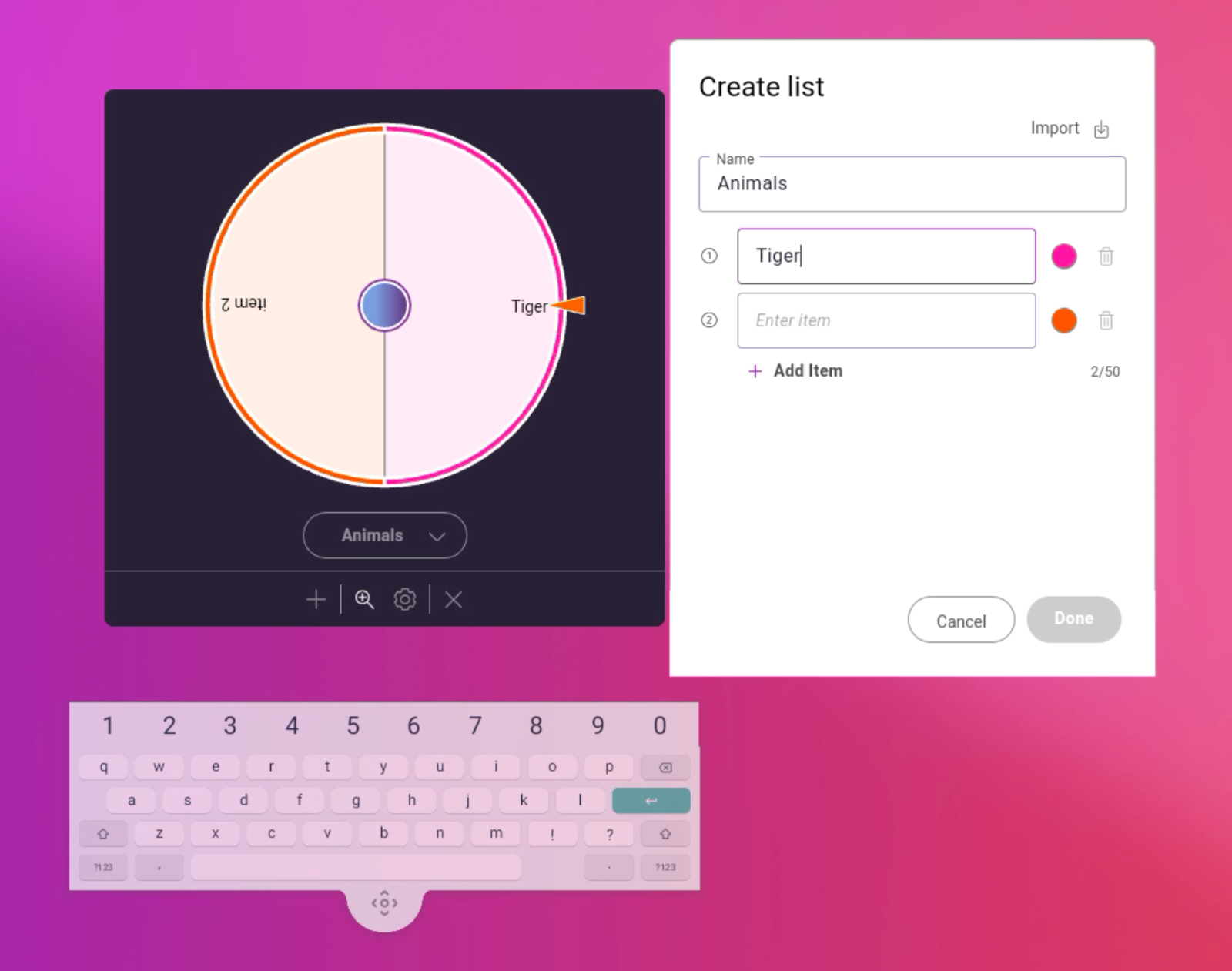 Getting started with the Spinner App