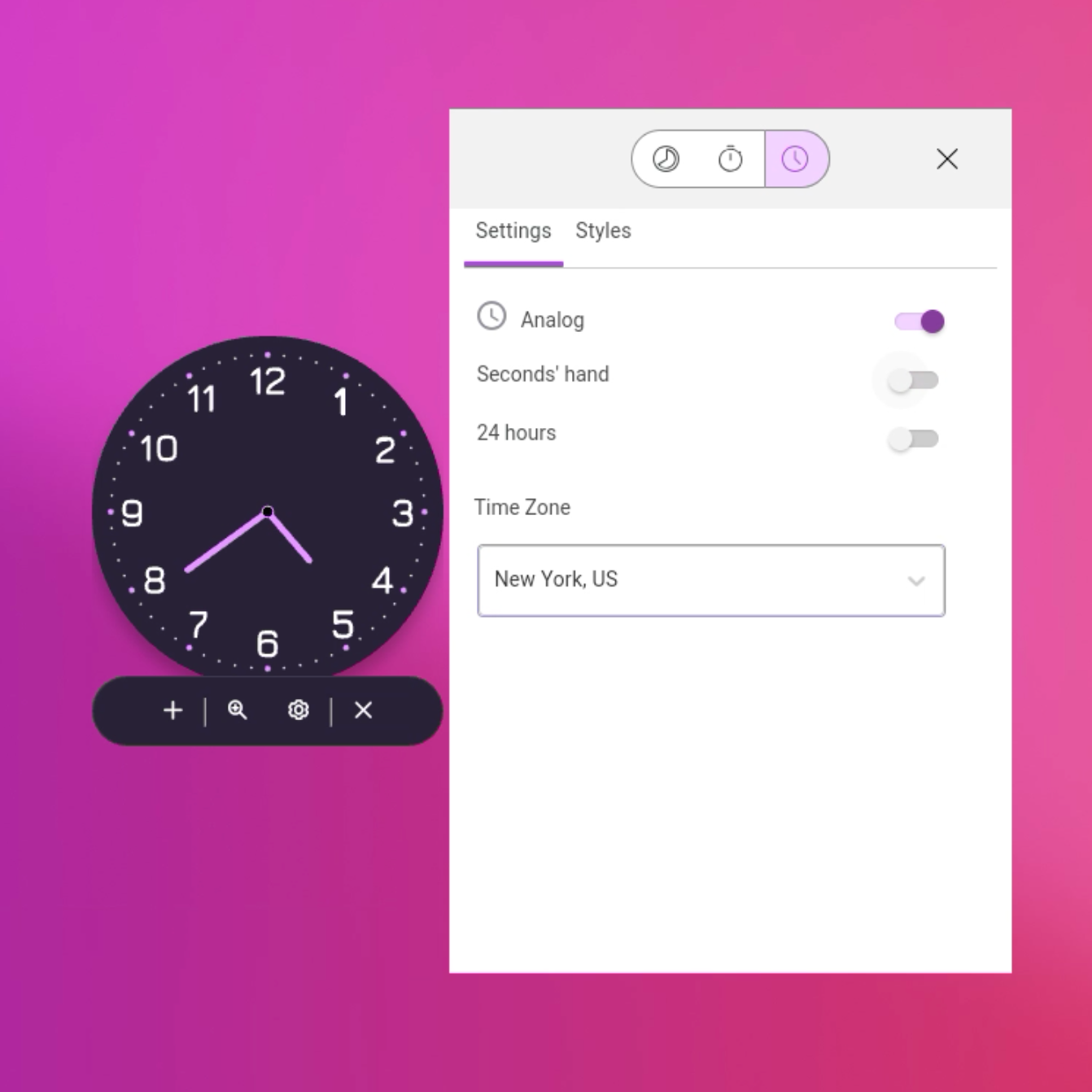 Getting started with the Timer App