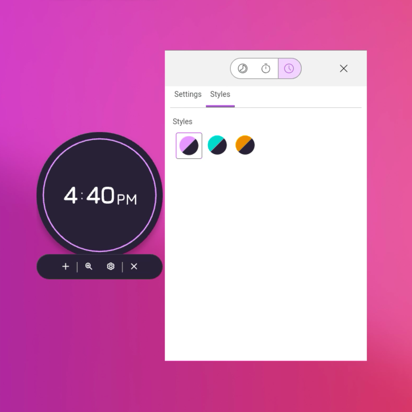 Getting started with the Timer App