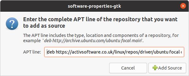 How do I install ActivDriver on Linux Ubuntu?