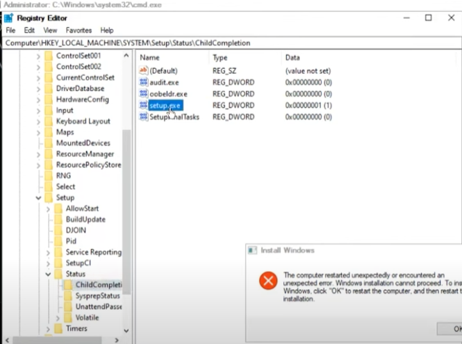 How to fix ‘the computer restarted unexpectedly’ error on the OPS-M