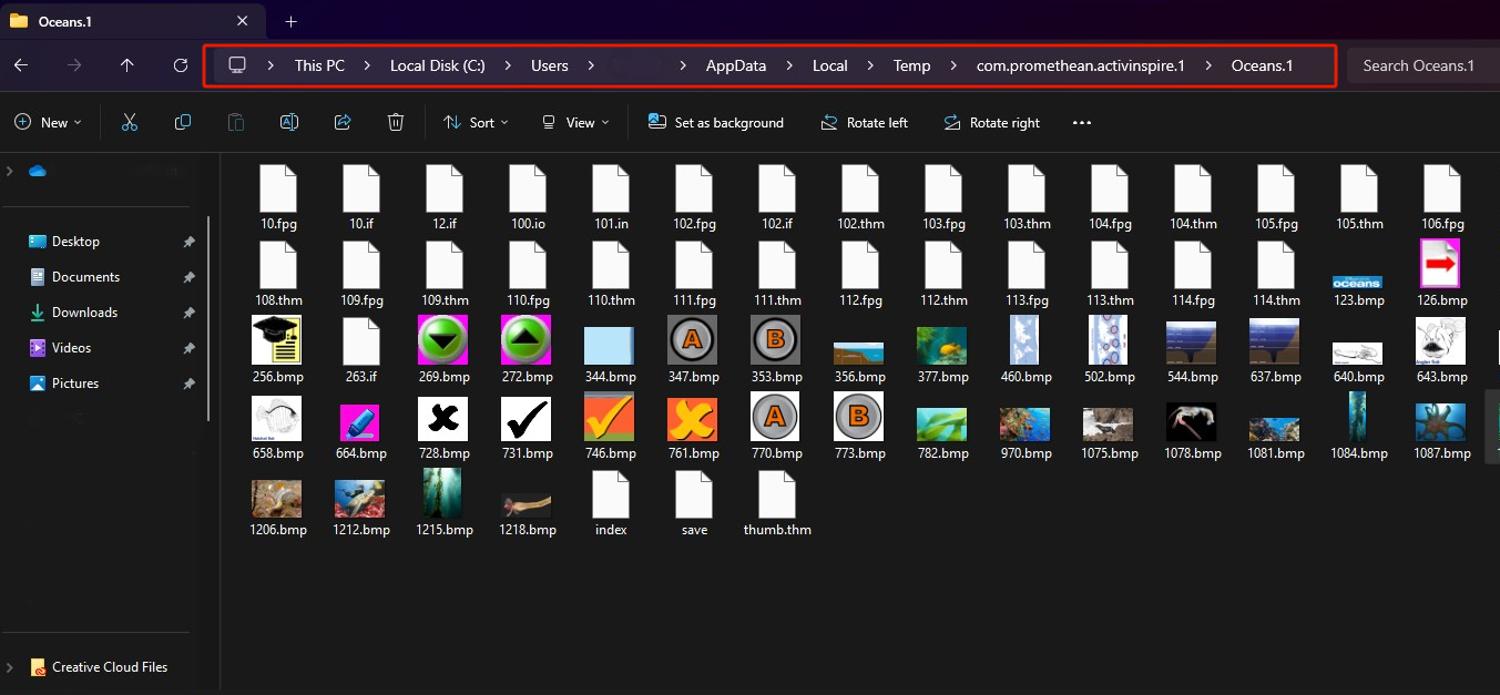 ActivInspire Flipcharts open with blank pages