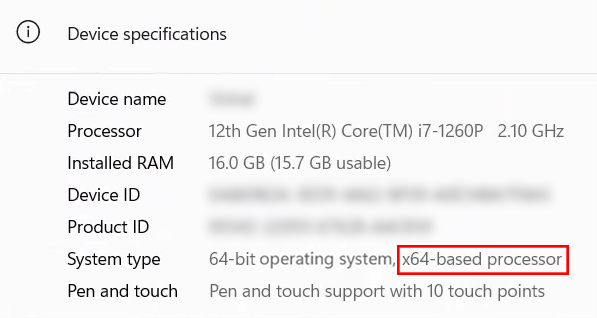 Comment vérifier quel processeur possède mon ordinateur Windows (x64 ou ARM64)?