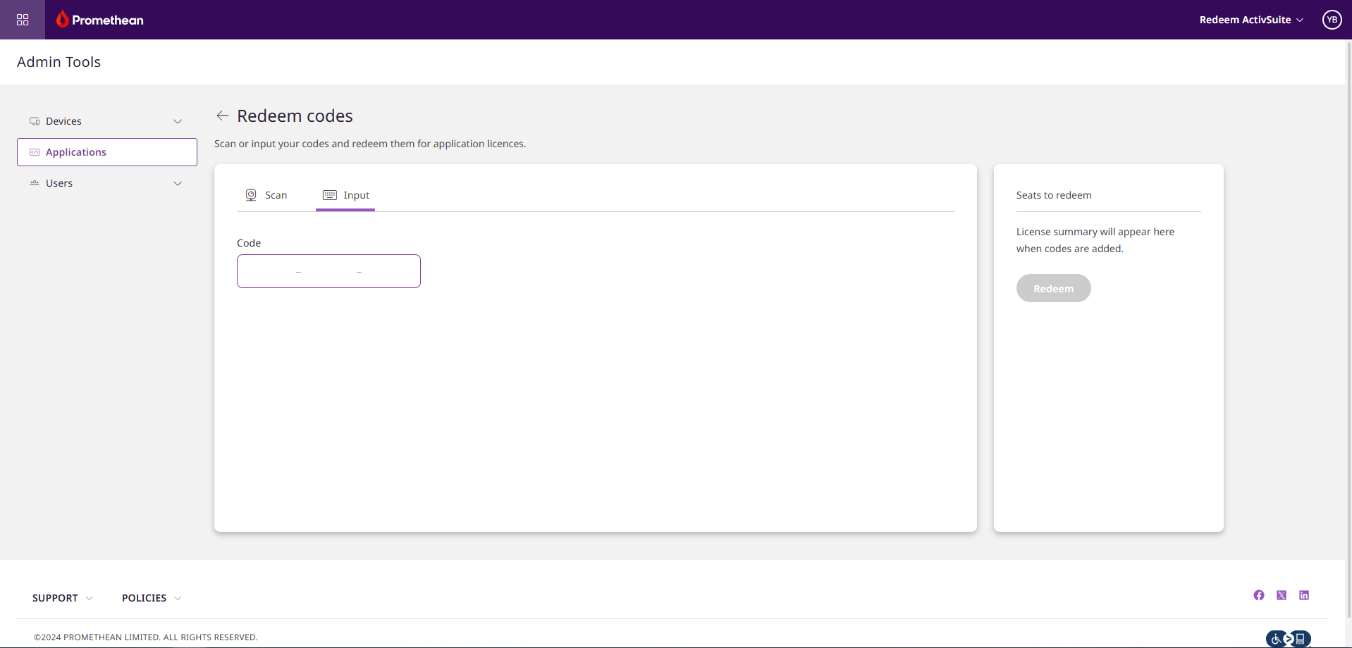 Promethean ActivSuite for Windows and Mac devices – License Redemption ...