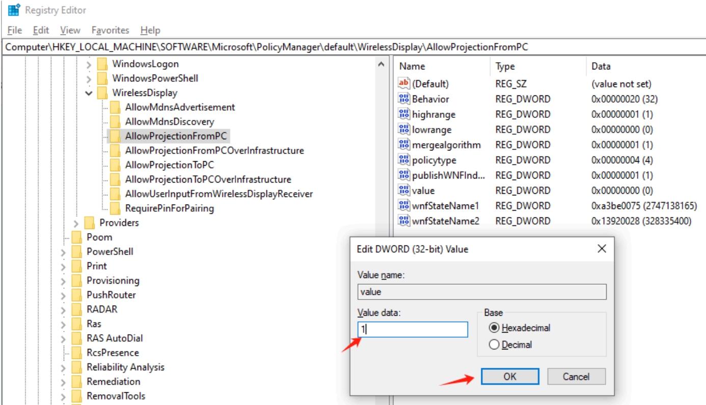 Network considerations for Screen Share Receiver (Promethean ActivSuite)