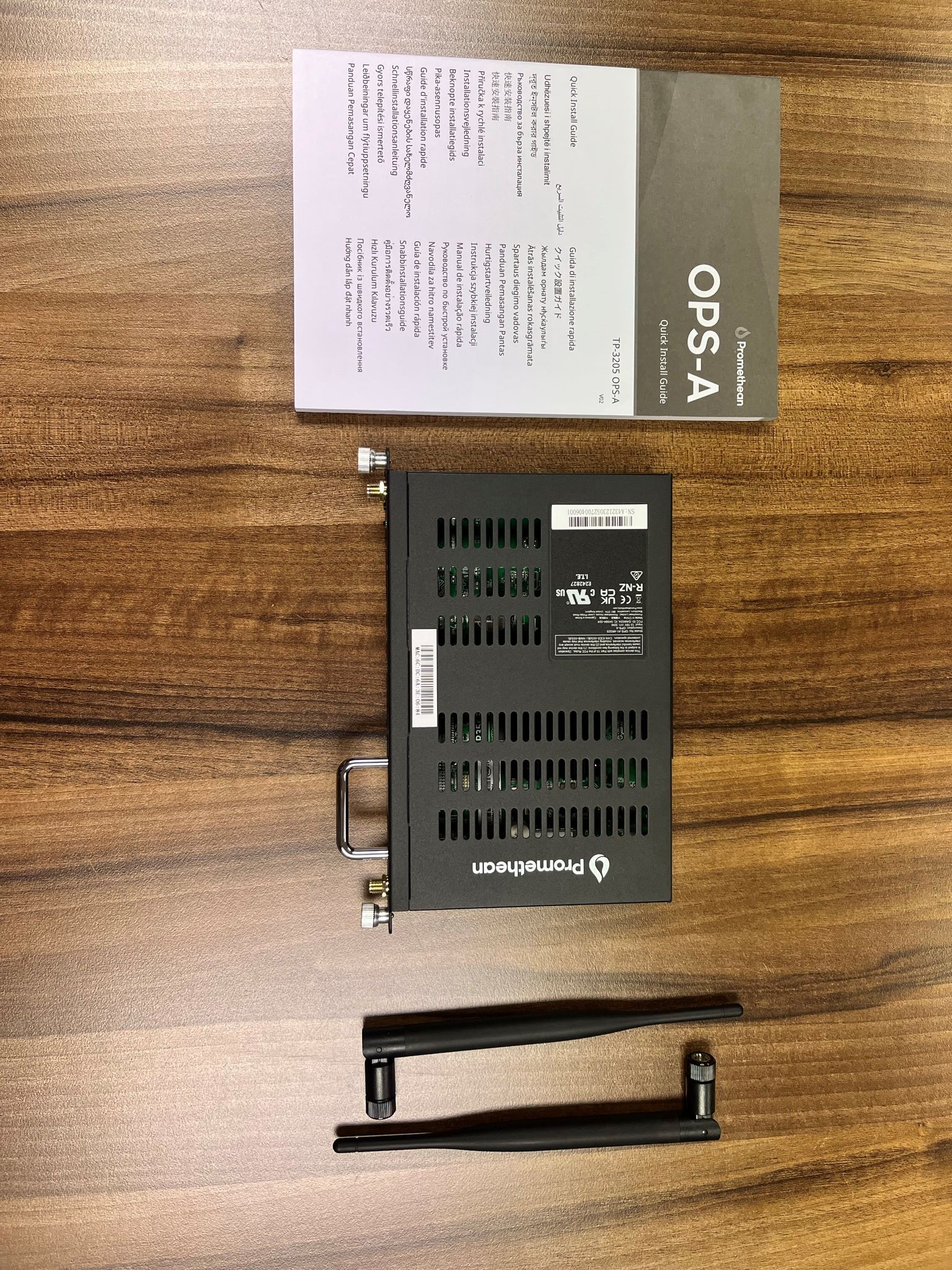 Getting Started with your OPS-A