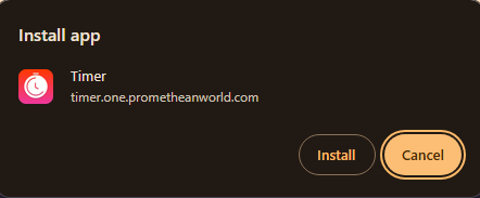 Getting started with the Timer App