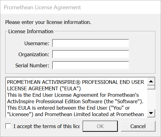 ActivInspire Network Install Instructions for Windows