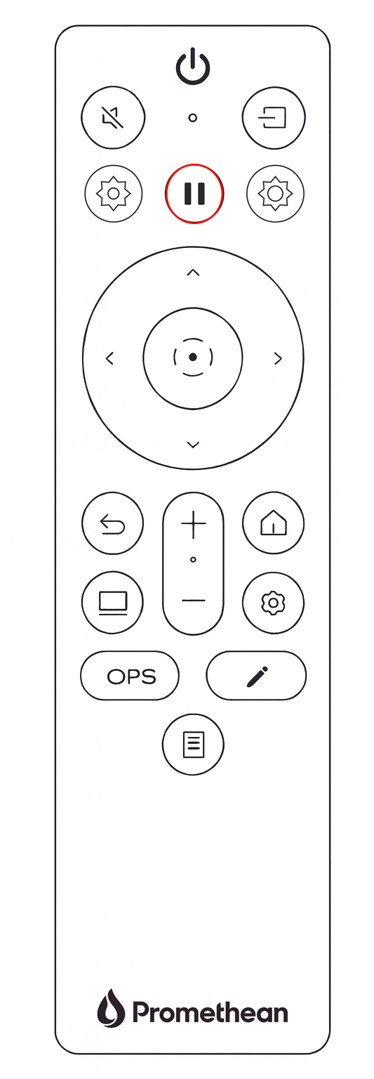 How do I freeze the screen?