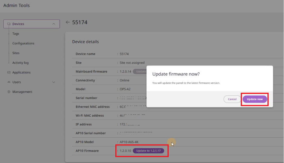 Update ActivPanel 10 Using an OPS-A2 via Promethean Admin Tools